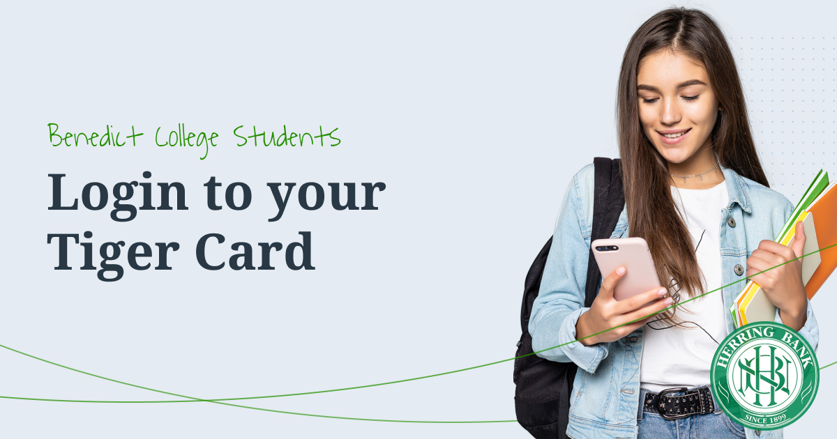 Benedict College Tiger Card - provided by Herring Bank